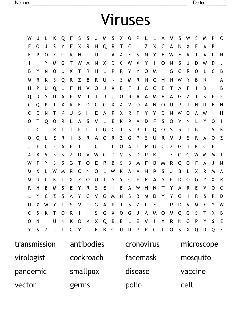 Viruses Word Search WordMint viruses-word-search-wordmint