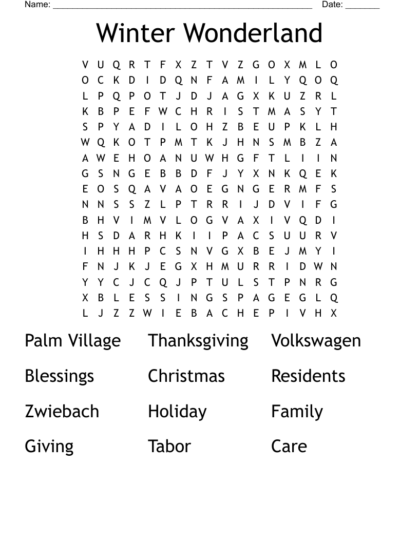 Winter Wonderland Word Search WordMint winter-wonderland-word-search-wordmint
