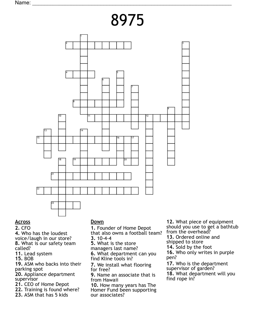 8975 Crossword - WordMint