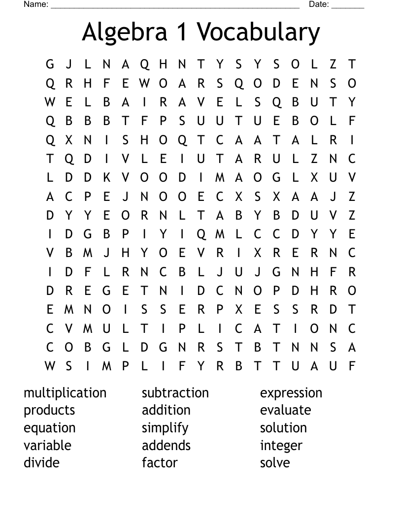 Algebra 1 Vocabulary Word Search WordMint algebra-1-vocabulary-word-search-wordmint