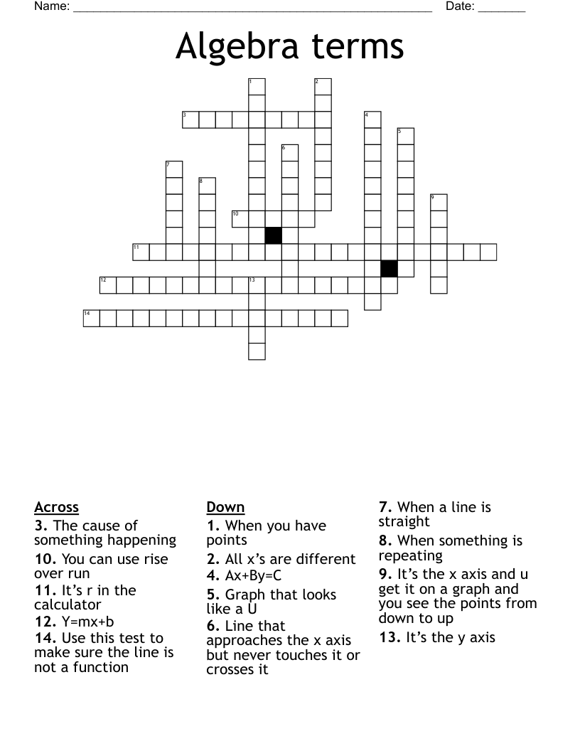 Algebra Terms Crossword WordMint algebra-terms-crossword-wordmint