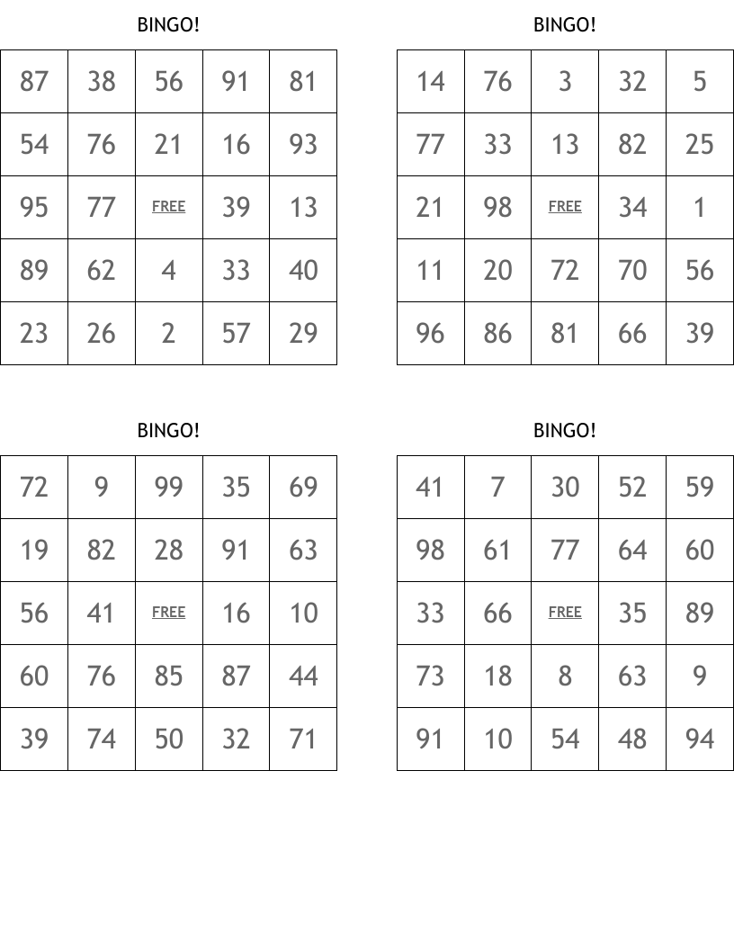 BINGO WordMint