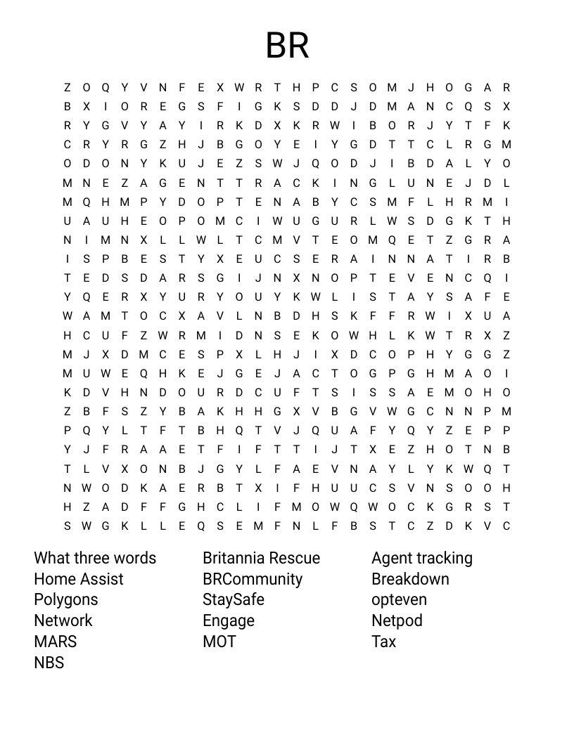 BR Word Search - WordMint