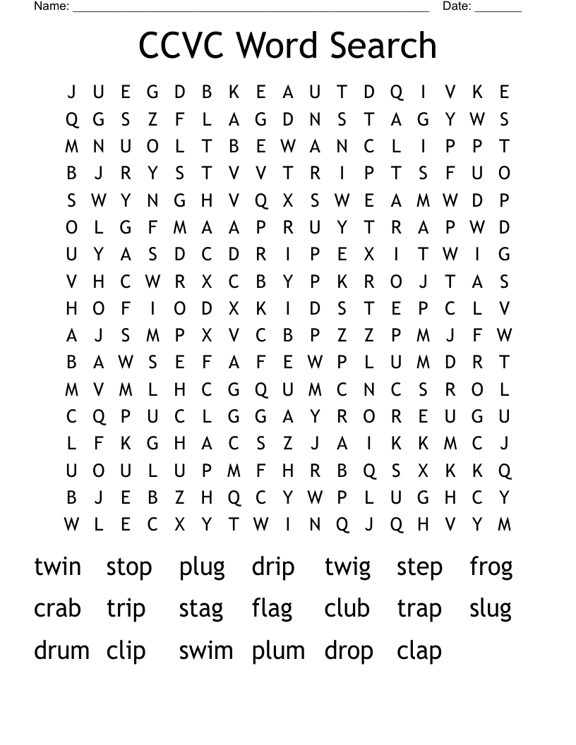 Week 2 3 Word Search WordMint