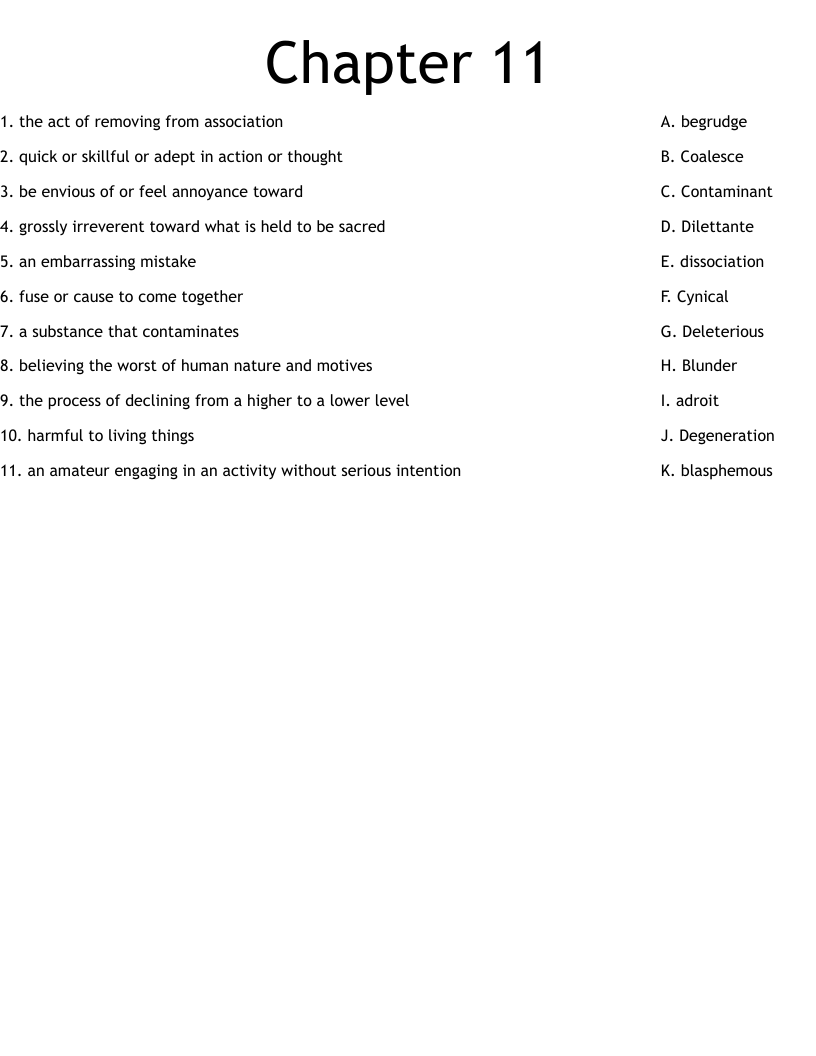 Vocab 3 Crossword WordMint