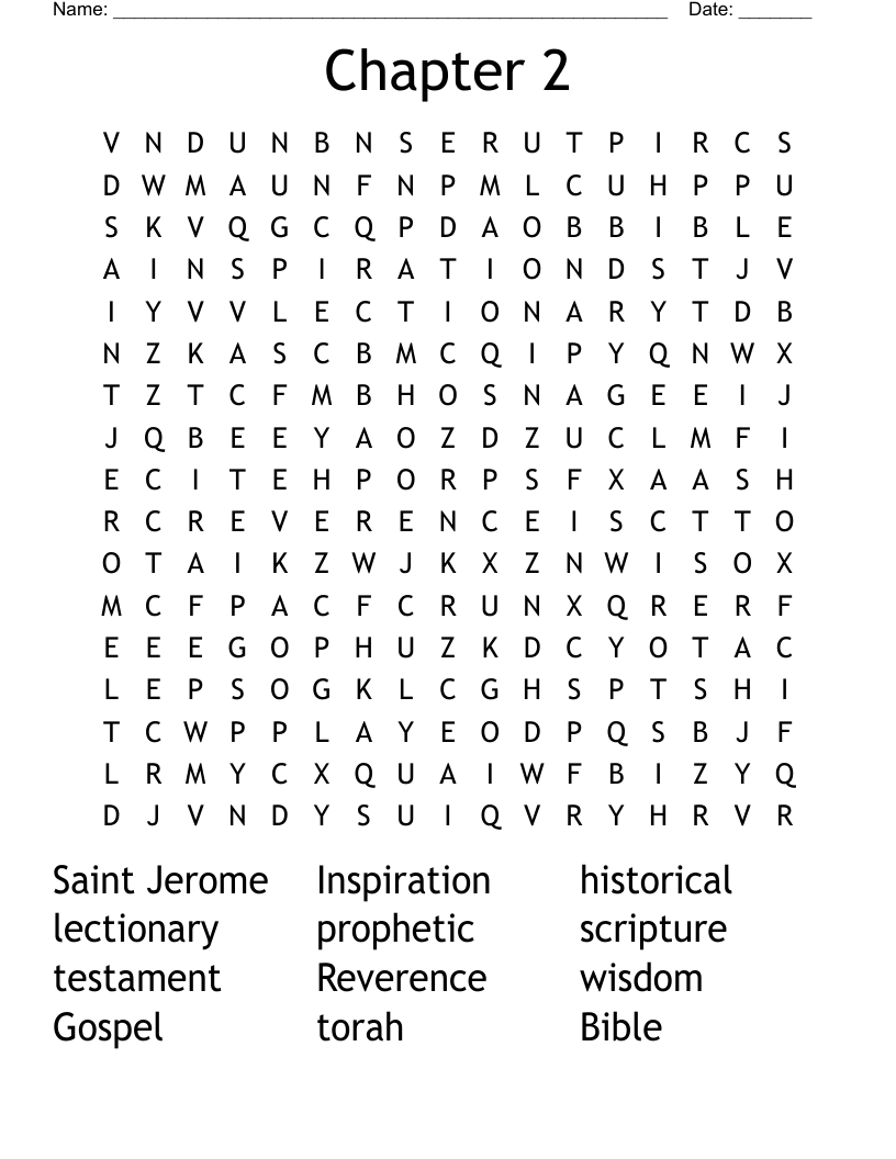 Chapter 2 Word Search - WordMint