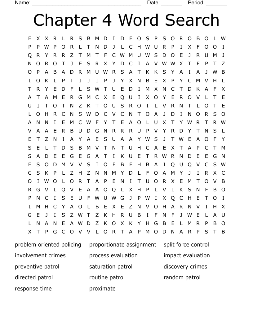 Chapter 4 Word Search - WordMint