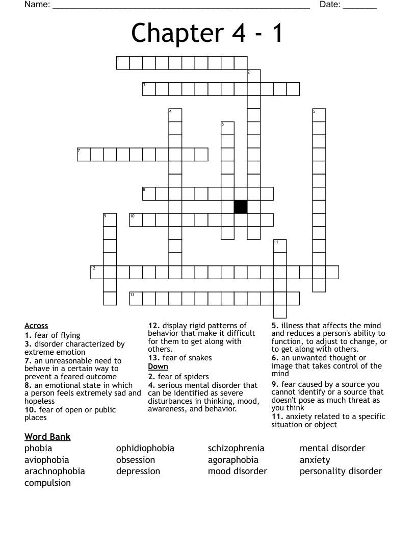 Crossword Puzzle WordMint