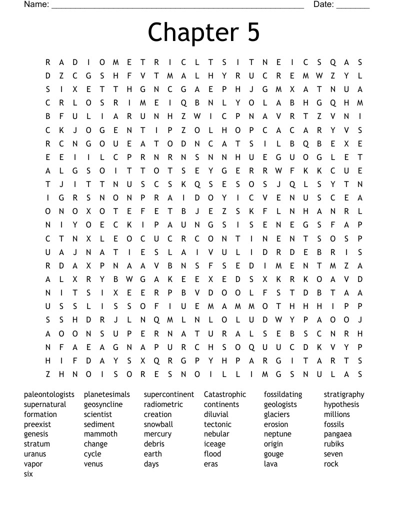 Chapter 5 Word Search - WordMint