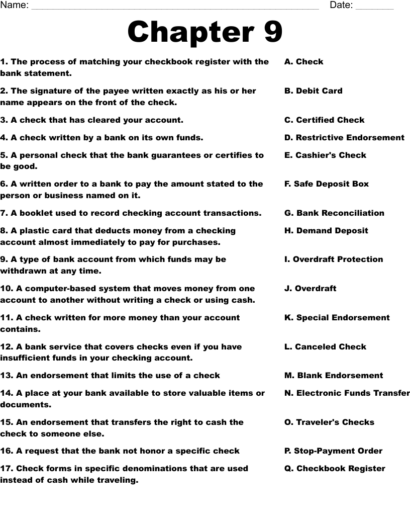 Chapter 9 Vocab Word Search WordMint