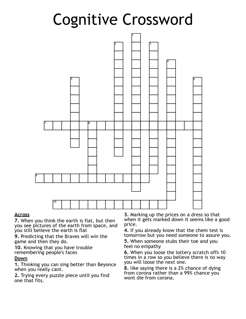 Cognitive Crossword - WordMint