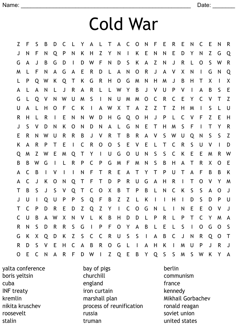 1940-50 Word Scramble - WordMint