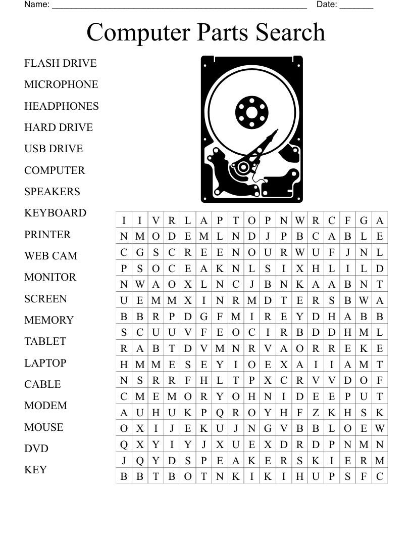IT Word Search WordMint