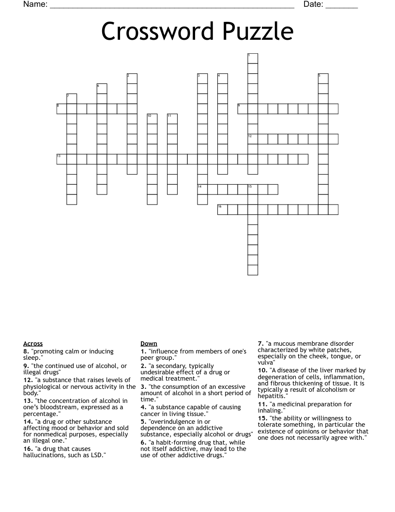 Crossword Puzzle WordMint
