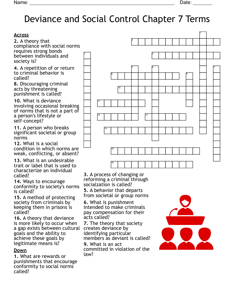 Similar To Deviance Crossword WordMint