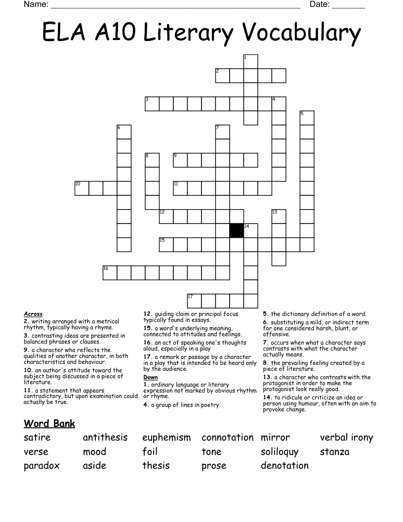 ELA WORDSEARCH - WordMint