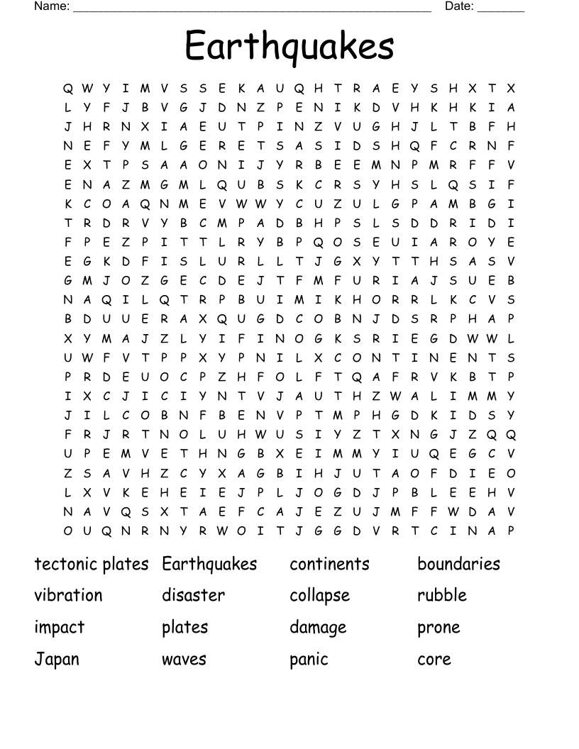 earthquakes-word-search-wordmint