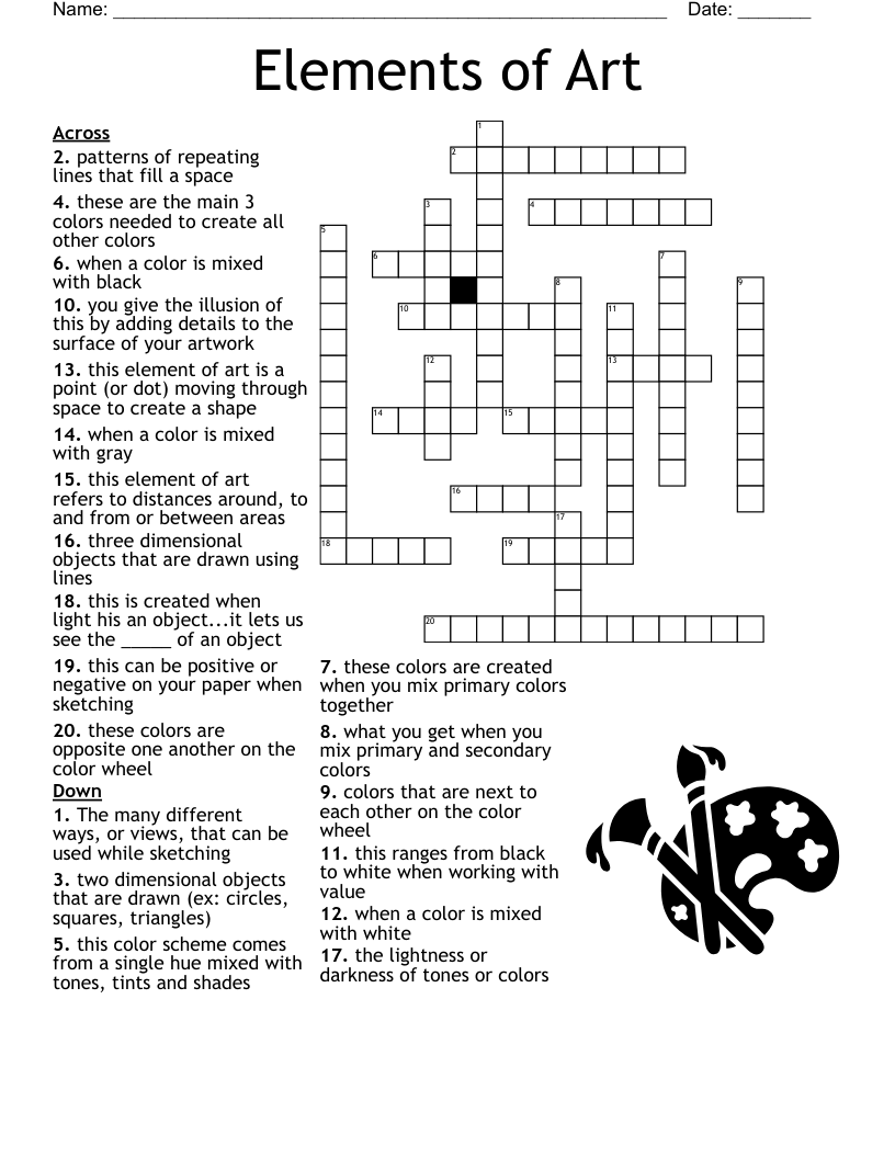 Display Of Items In An Art Gallery Crossword 