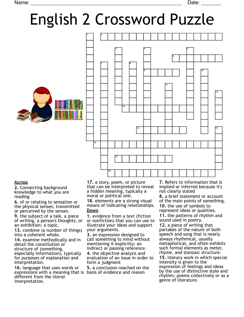 Scherz Aktentasche Bein The Crossword Puzzle Etwas Labor Zerquetschen
