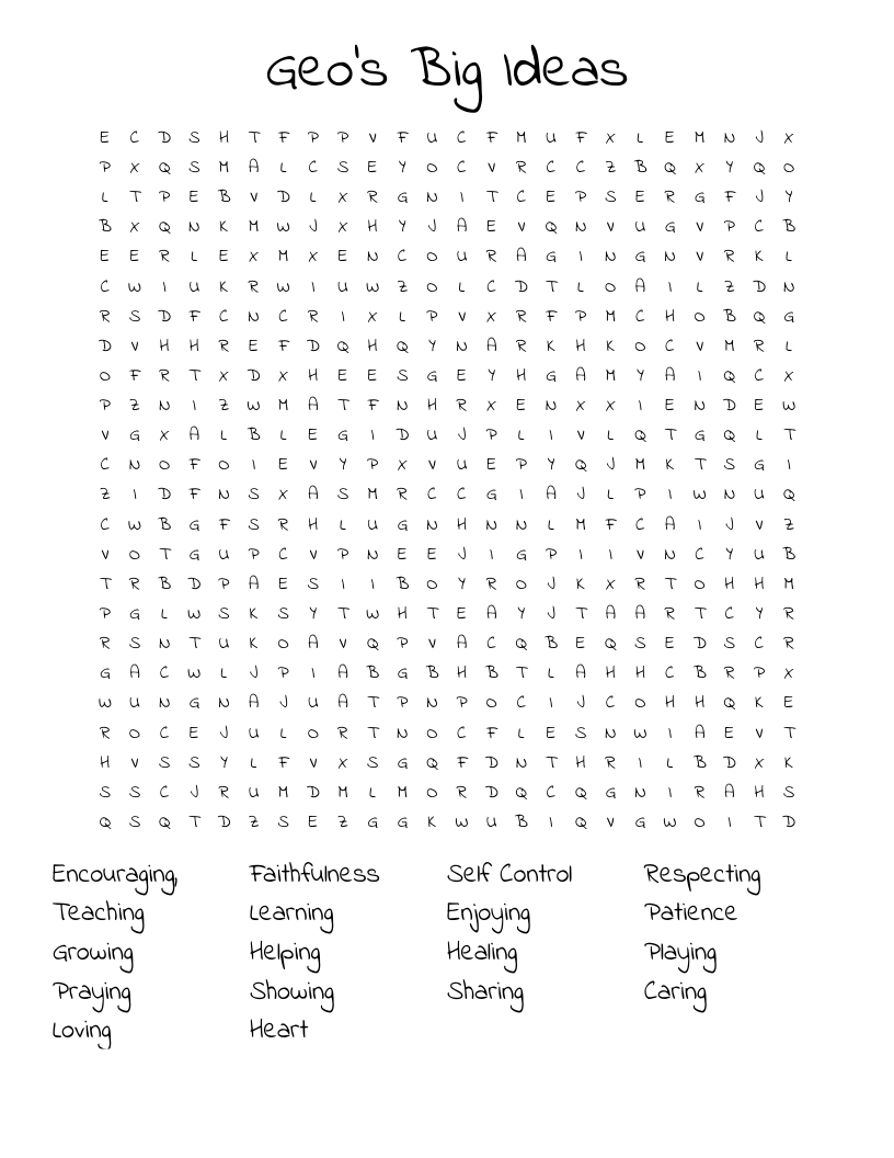 Geo s Big Ideas Word Search WordMint geo-s-big-ideas-word-search-wordmint