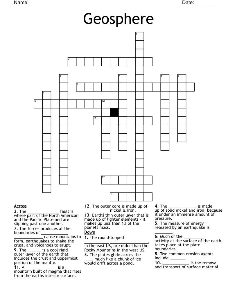 Geosphere Puzzles - WordMint