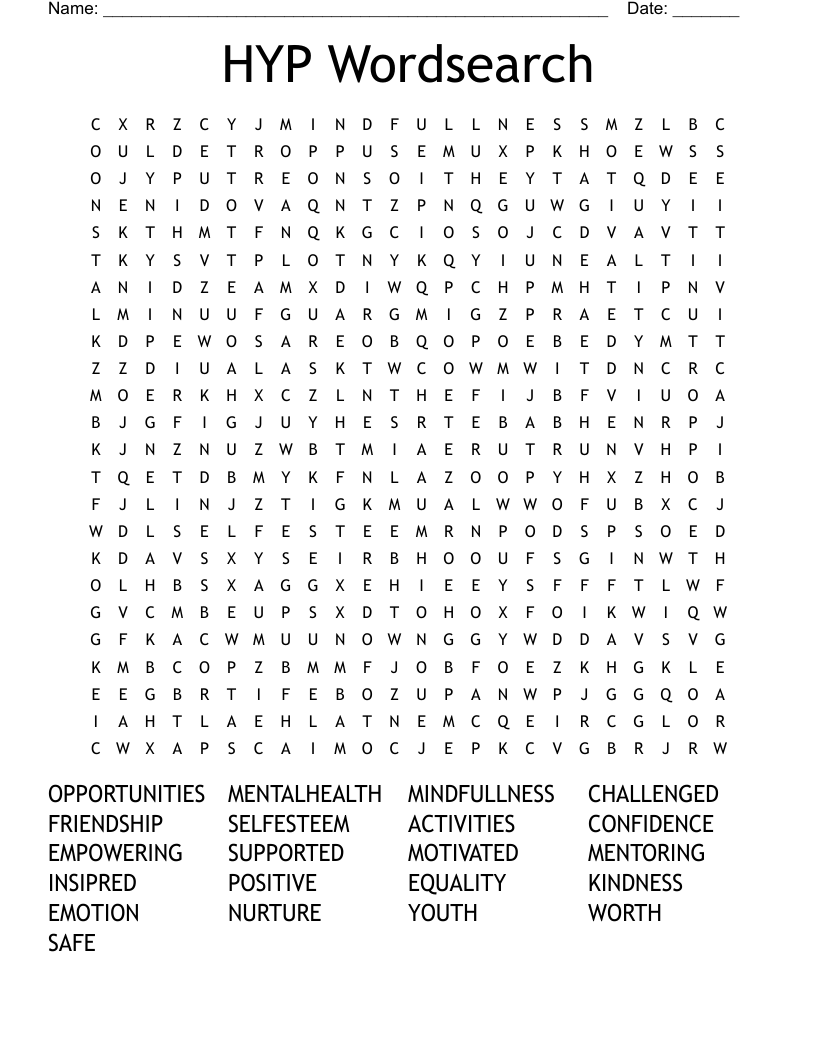 HYP Wordsearch - WordMint