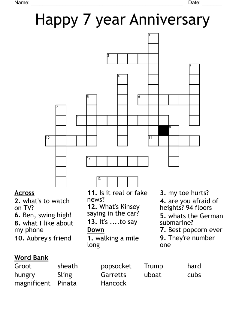 happy-7-year-anniversary-crossword-wordmint