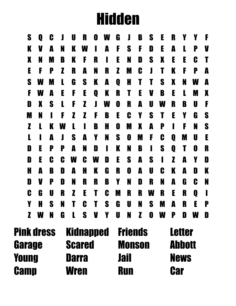 Hidden Word Search - WordMint
