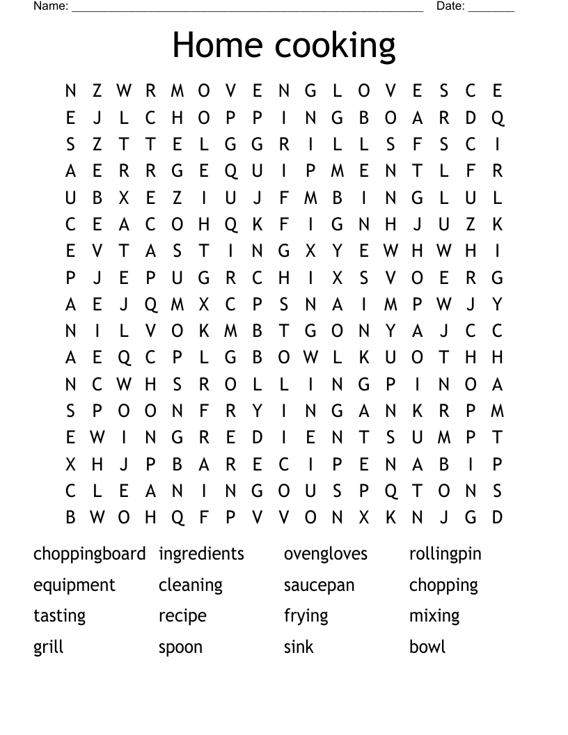 Home Cooking Word Search WordMint home-cooking-word-search-wordmint