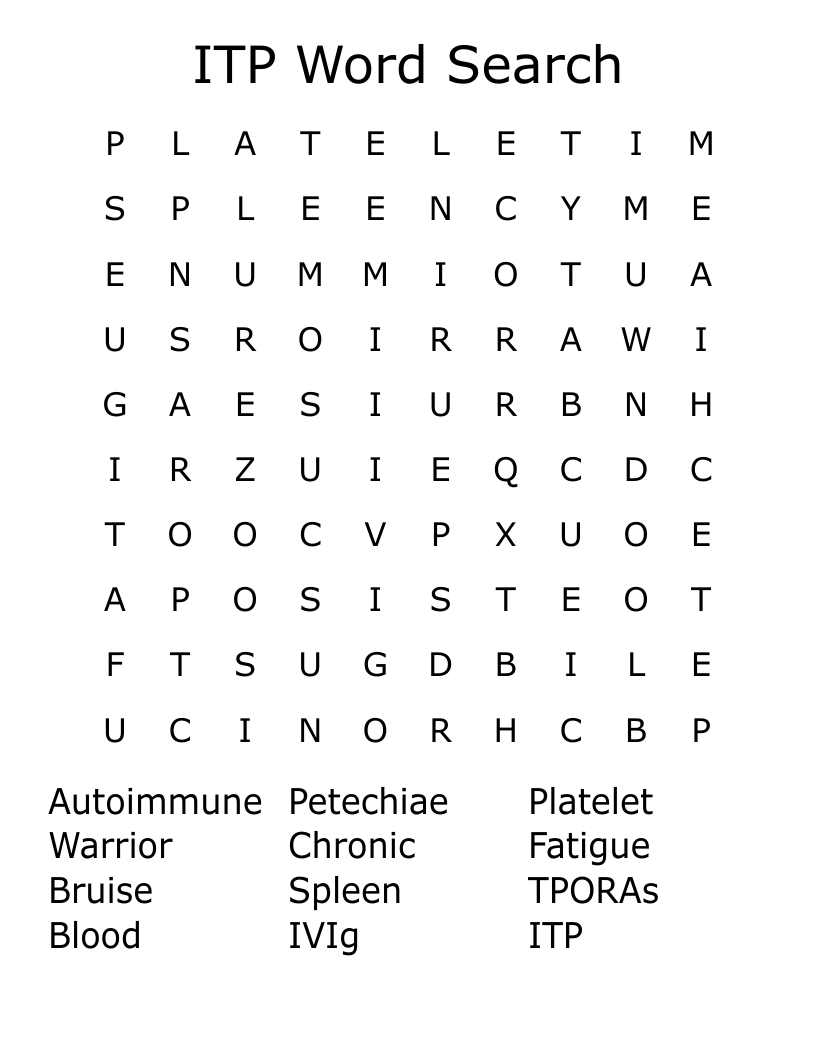 ITP Word Search - WordMint