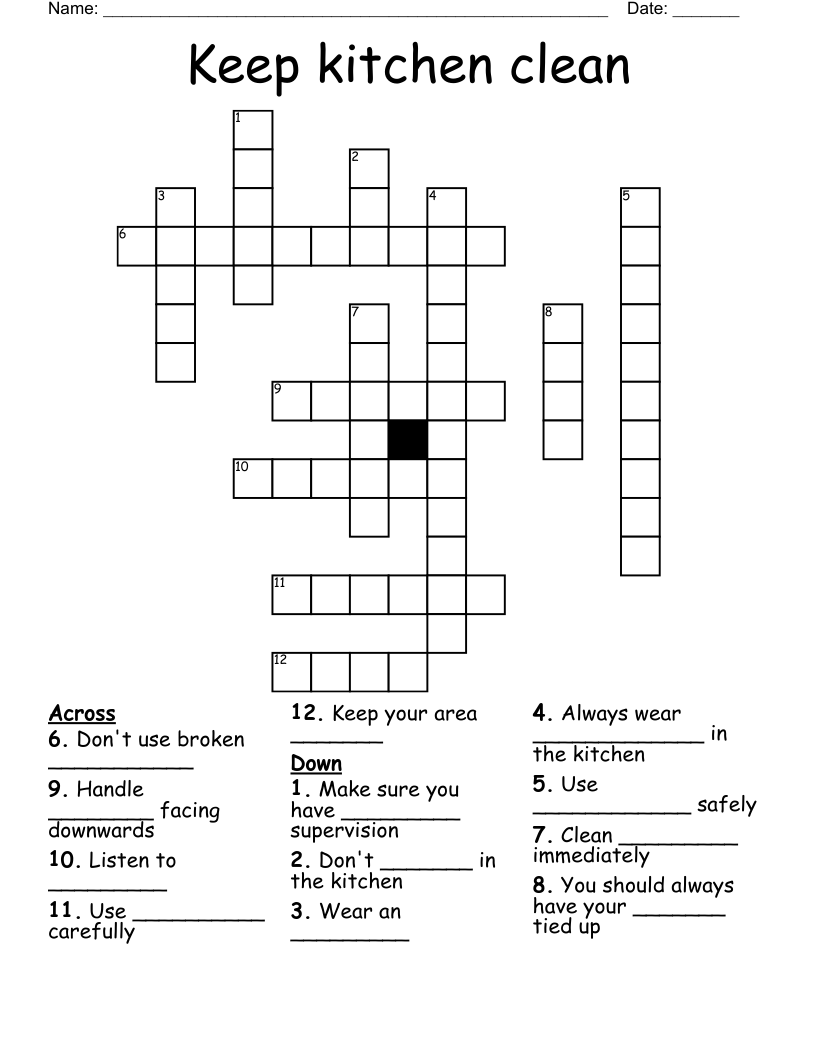Cleaning Puzzles WordMint