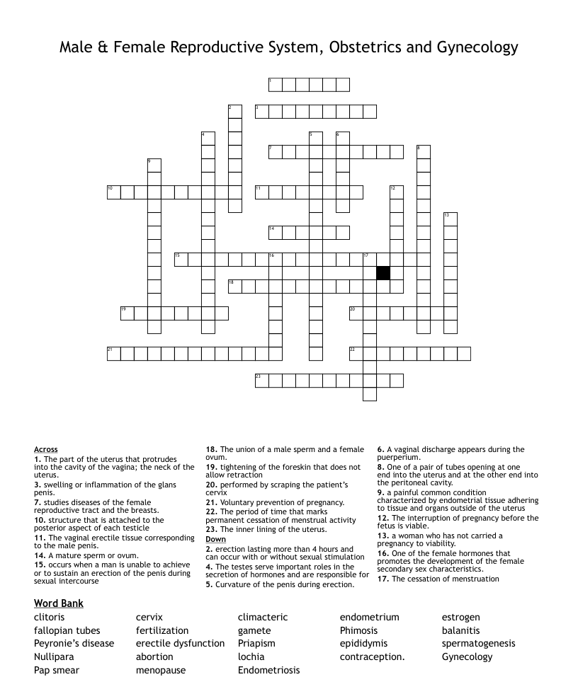 Gyecology Puzzles - WordMint