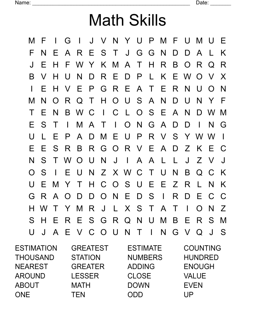 Math Skills Word Search WordMint math-skills-word-search-wordmint