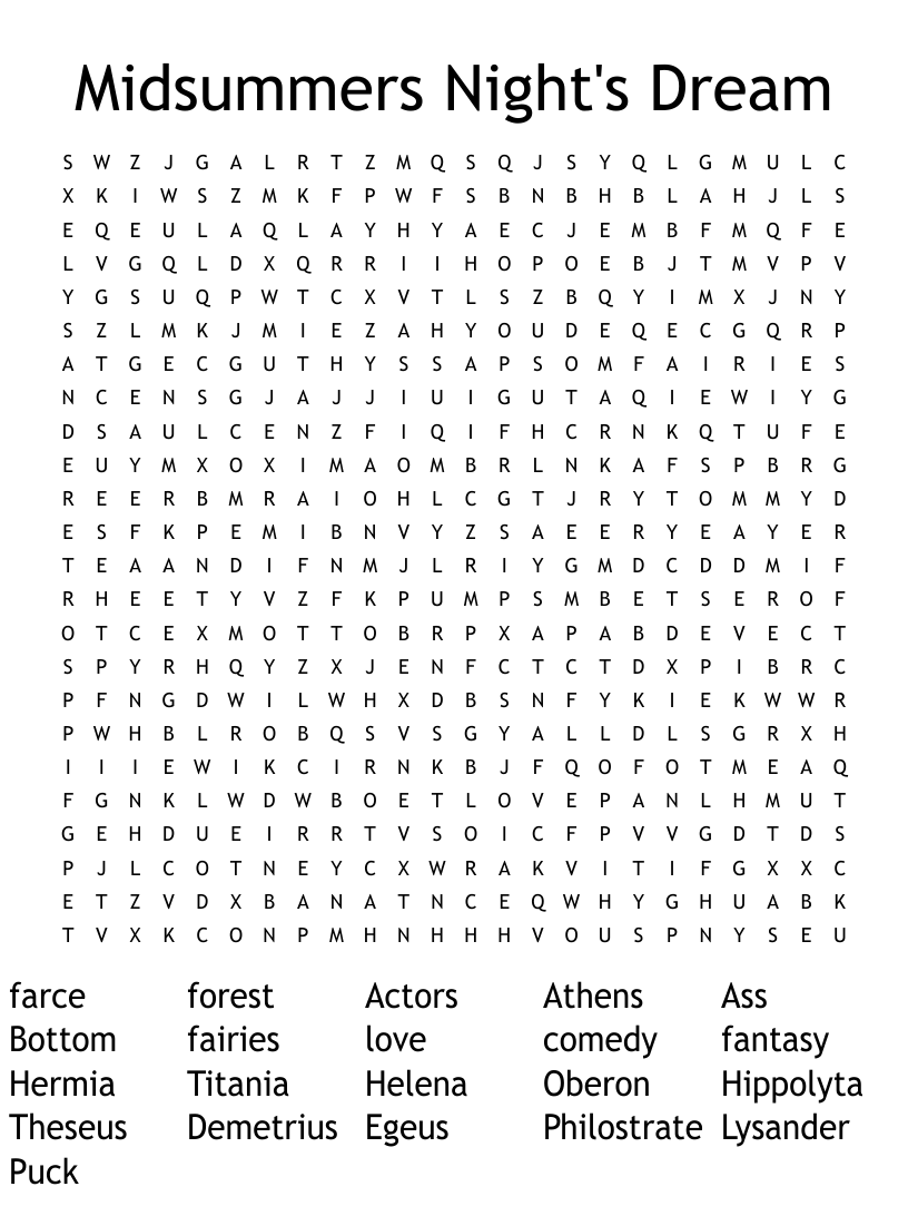 Word Study Week 25 Word Search - WordMint
