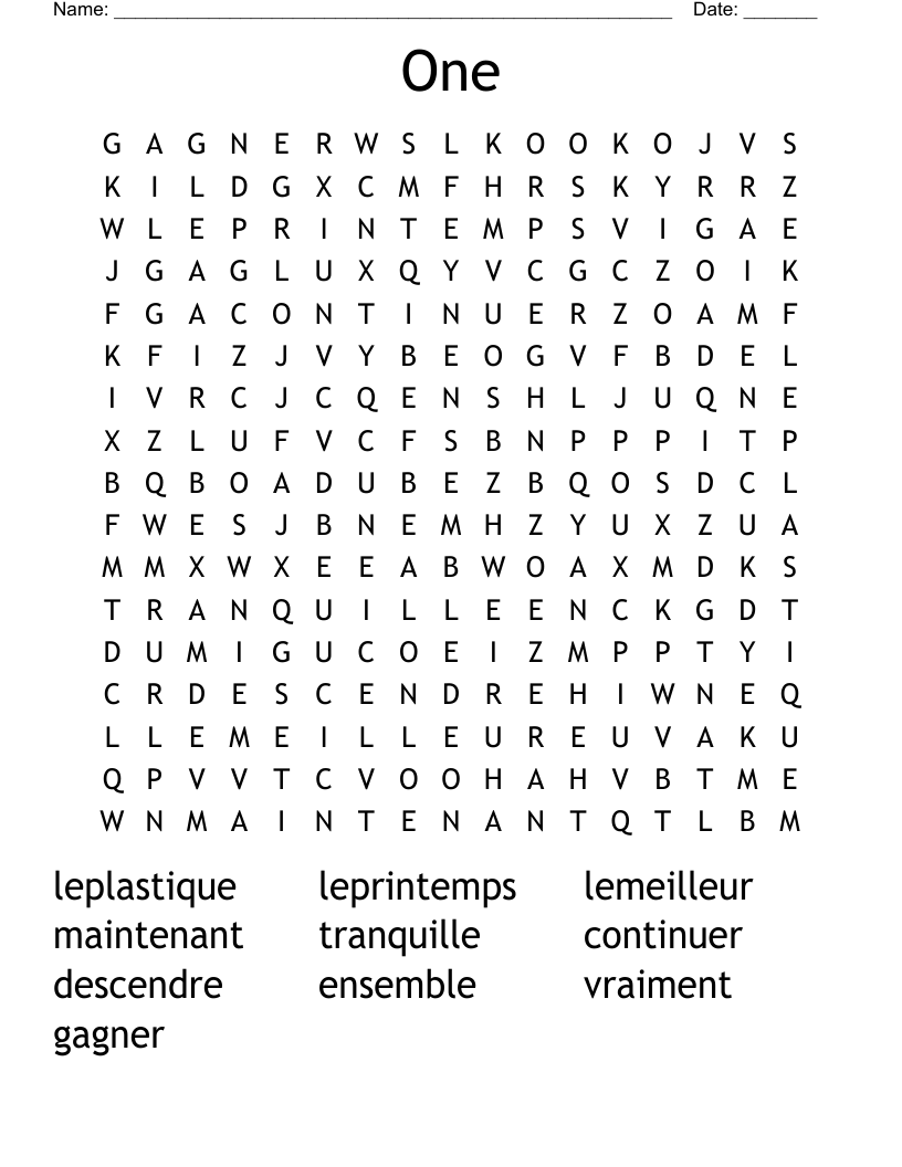 One Word Search - WordMint