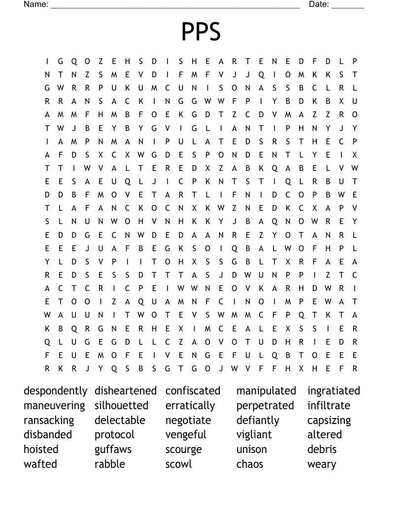 PPS Word Search - WordMint