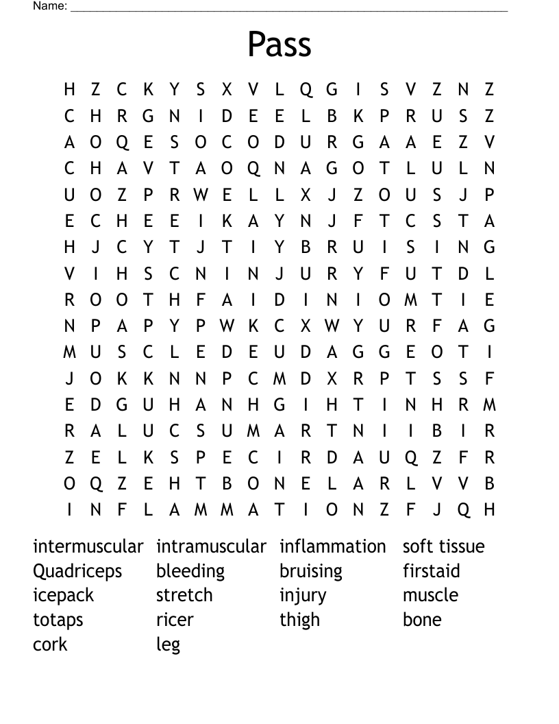 Pass Word Search - WordMint