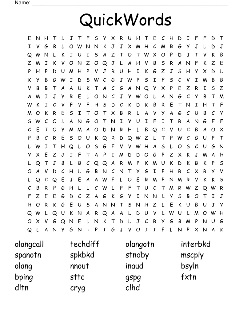 QuickWords Word Search - WordMint