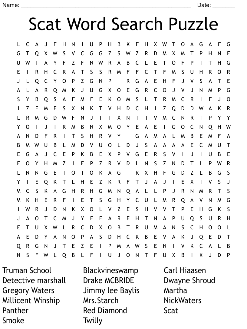 Sit and Search Word Search - WordMint