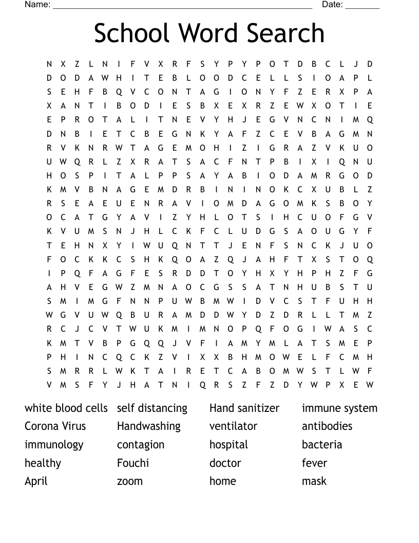 School Word Search WordMint school-word-search-wordmint