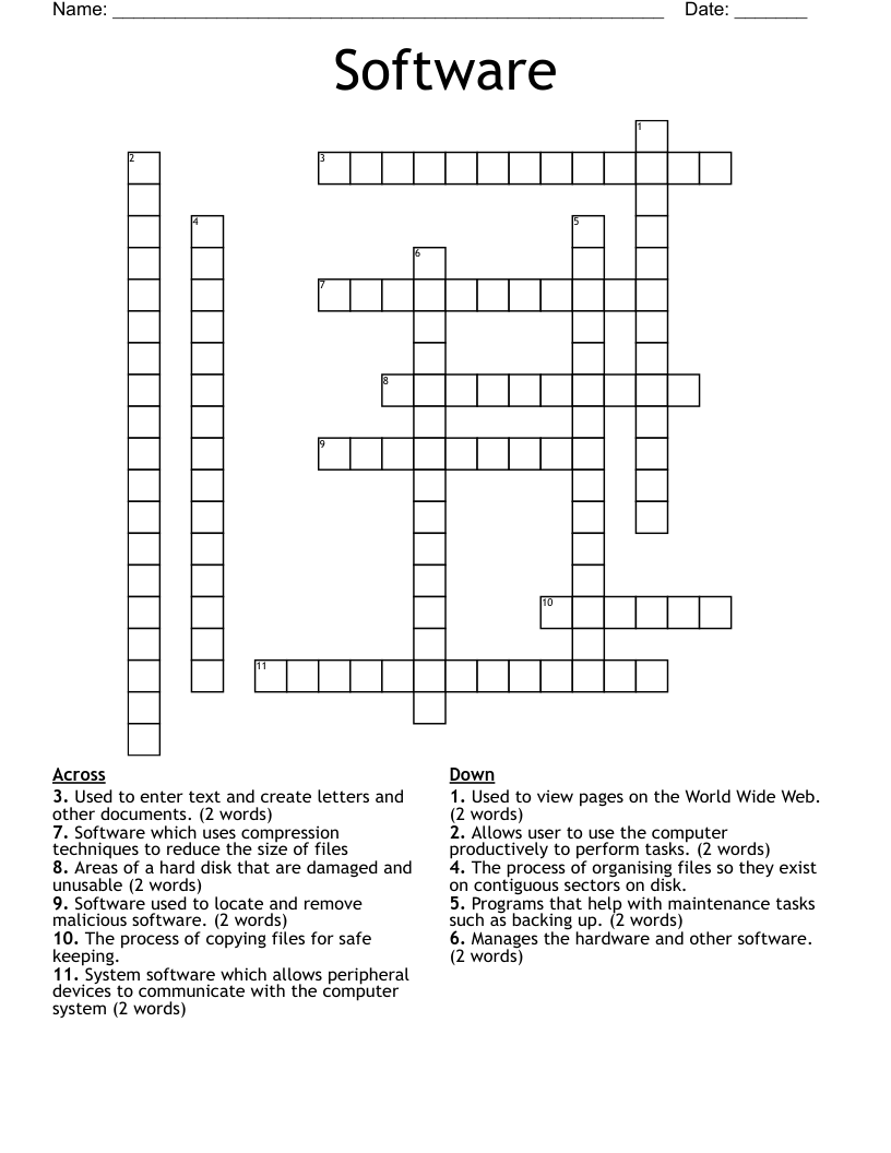 Software Crossword WordMint
