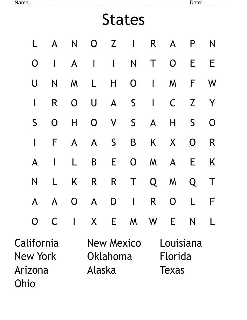 States Word Search WordMint states-word-search-wordmint