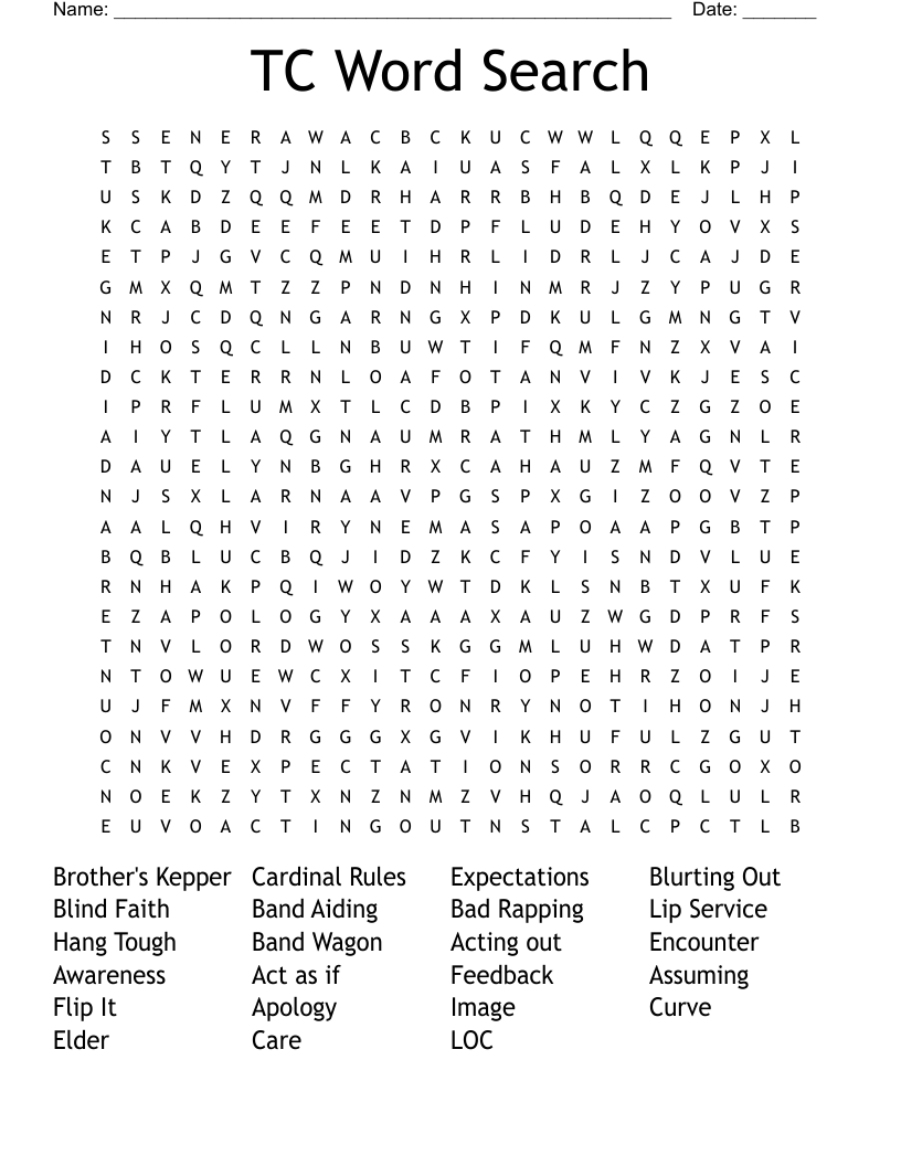 TC Word Search - WordMint