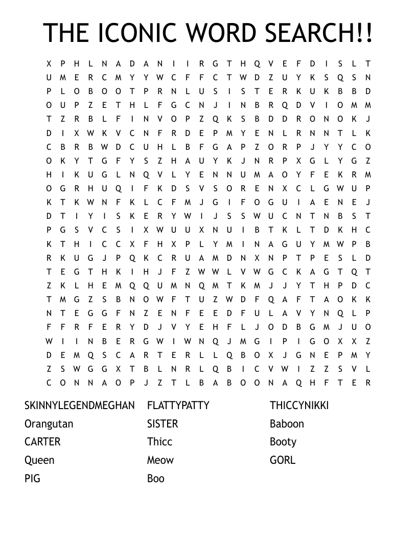 THE ICONIC WORD SEARCH!! - WordMint