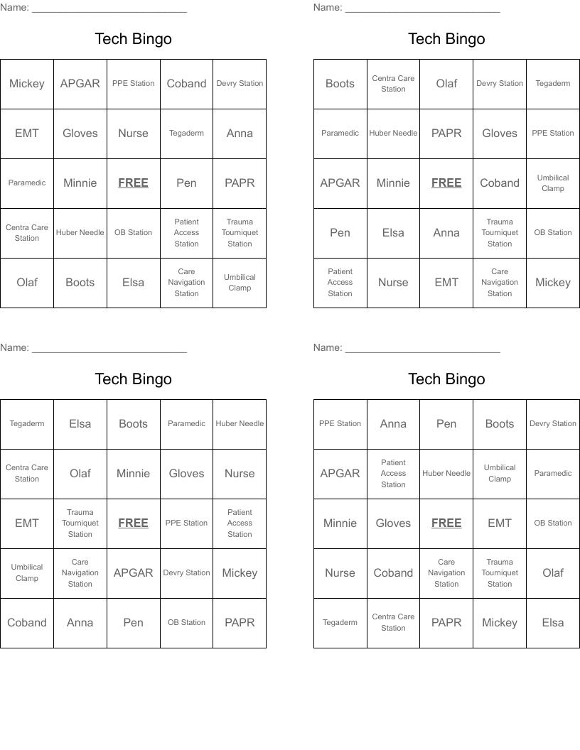 Tech Bingo - WordMint