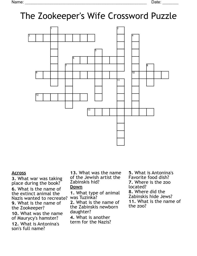 T T Crossword WordMint