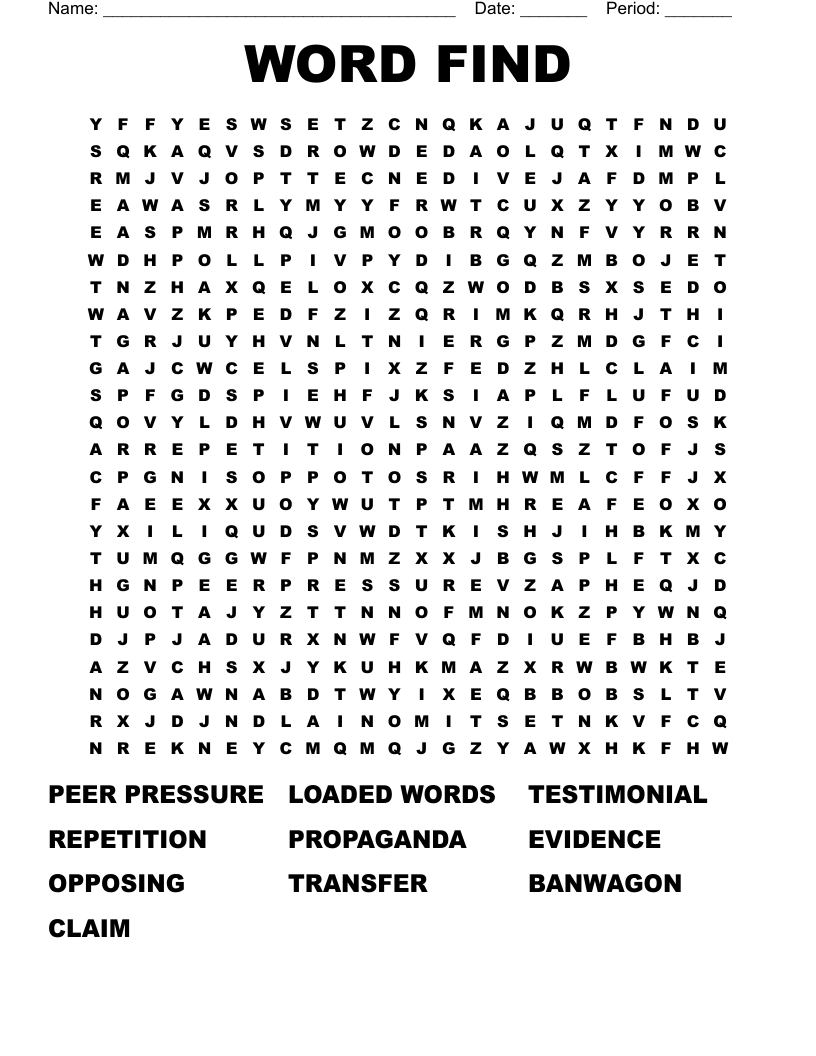 WORD FIND Word Search WordMint