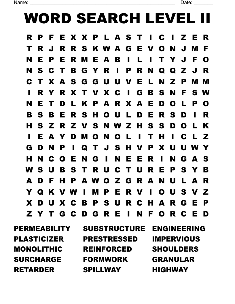 WORD SEARCH LEVEL II - WordMint