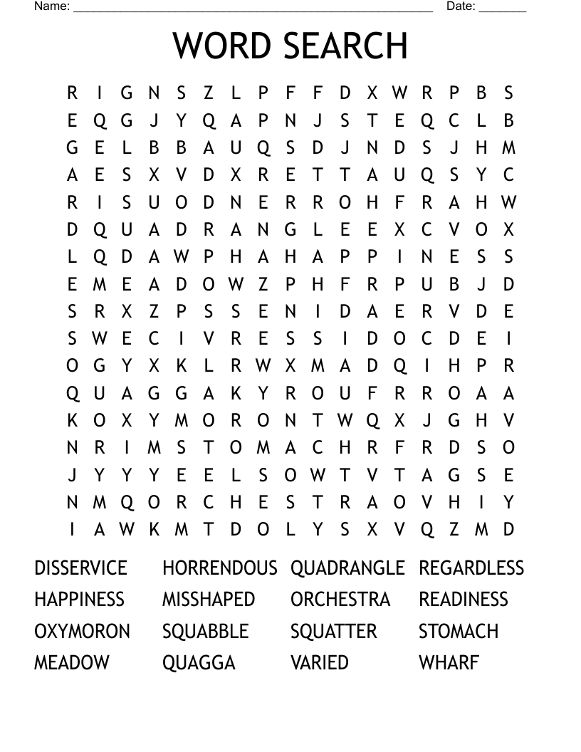 WORD SEARCH - WordMint