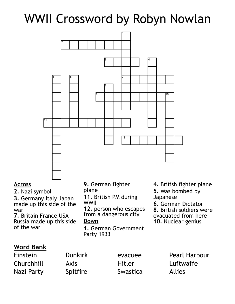 Pearl Harbour Word Search WordMint